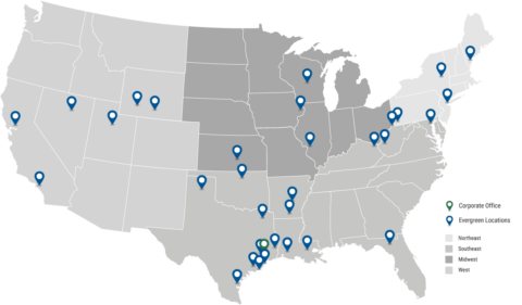 Locations | Evergreen North American Industrial Services